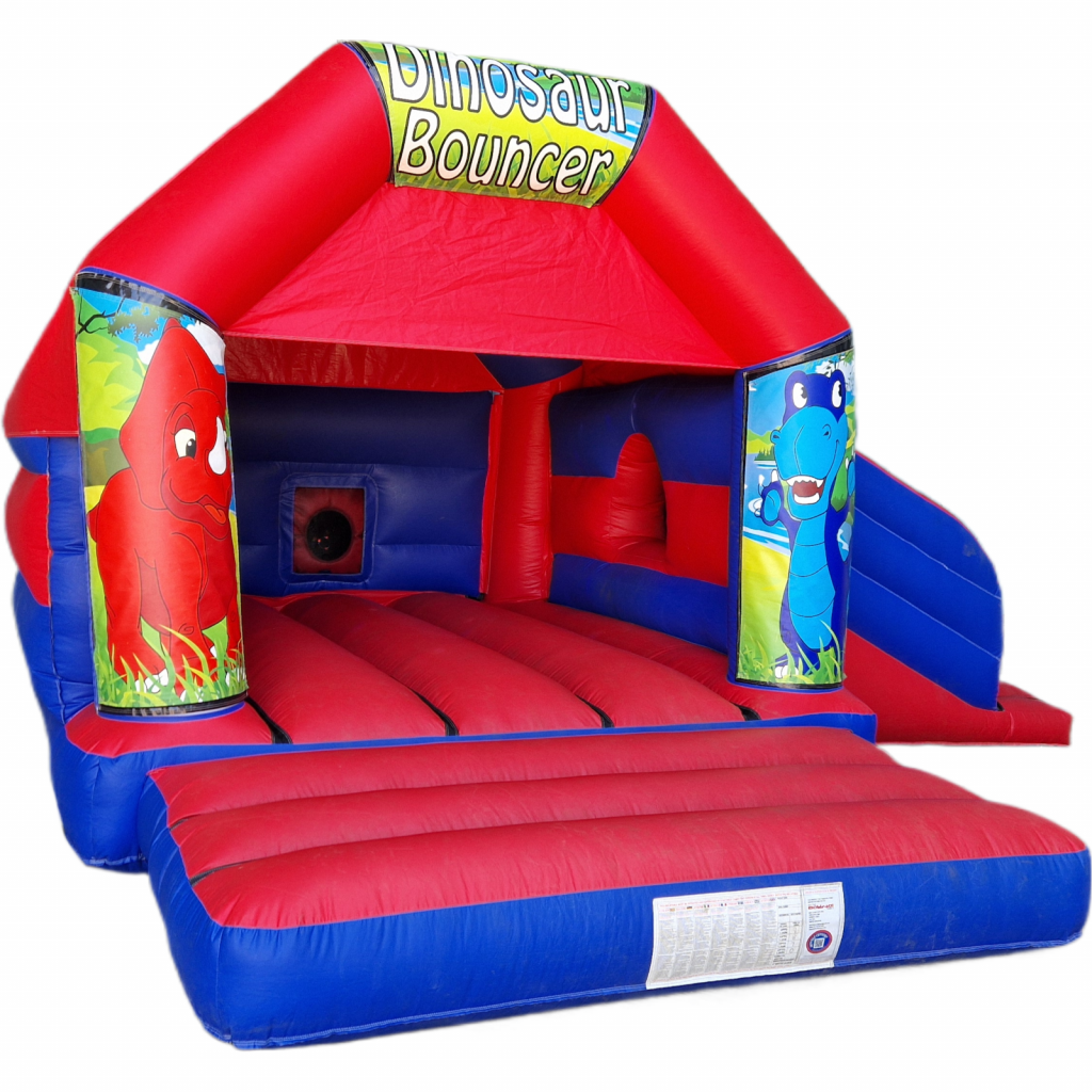 Dinosaur Bouncy Castle Slide - Kingdom of Castles, Farnborough