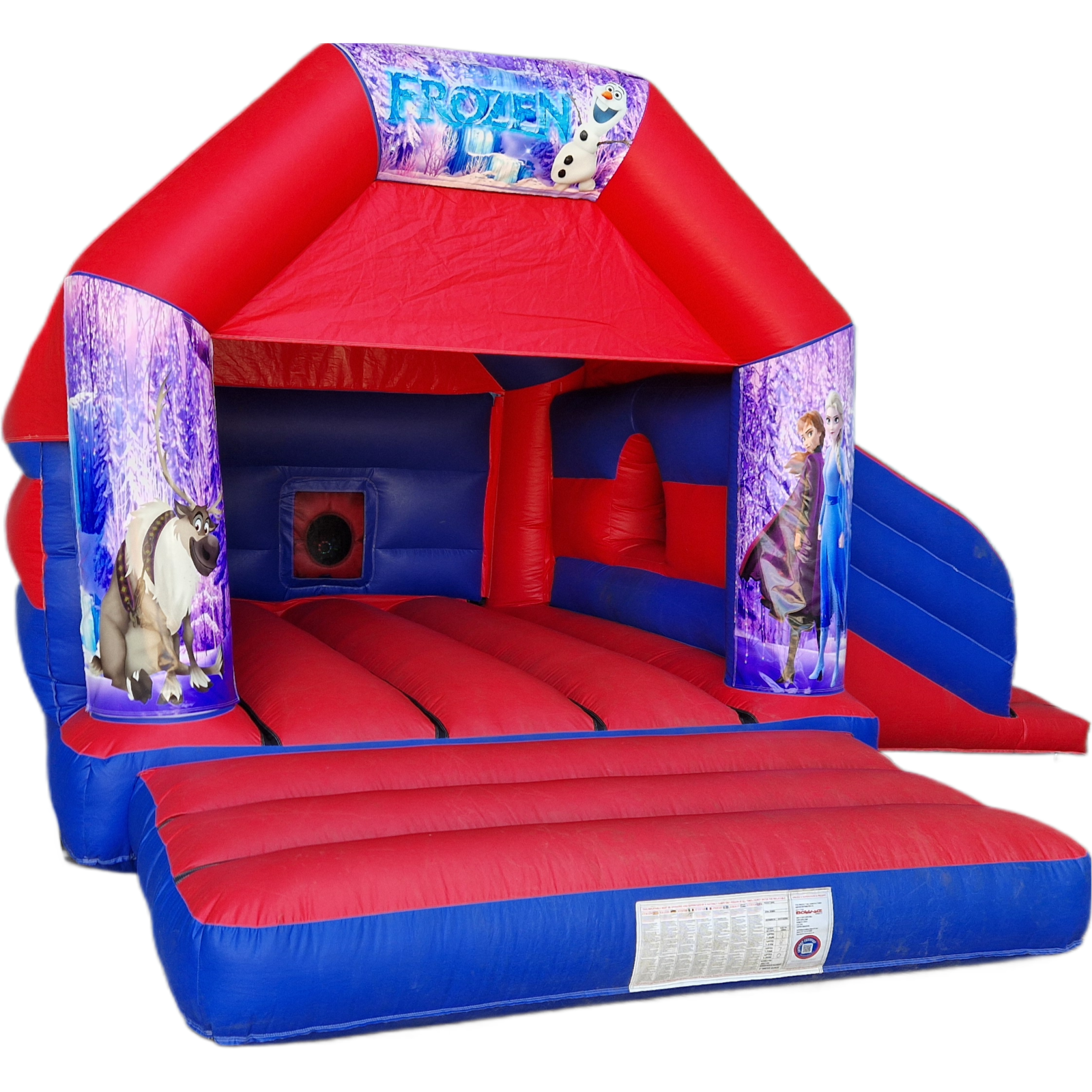 Frozen Bouncy Castle Slide (Disco Ready) - Kingdom of Castles, Farnborough