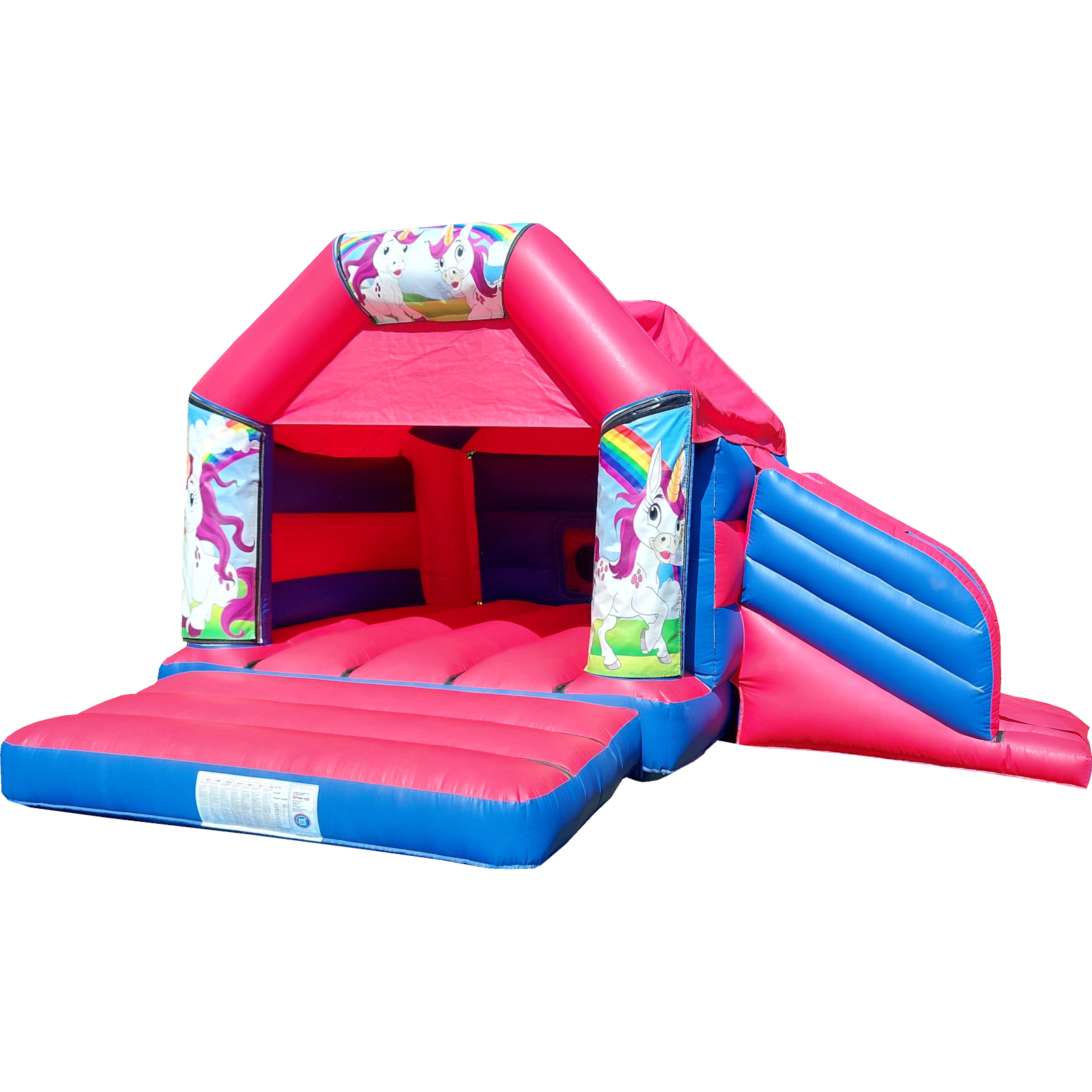 Unicorn Bouncy Castle Slide (Disco Ready) - Kingdom of Castles, Farnborough