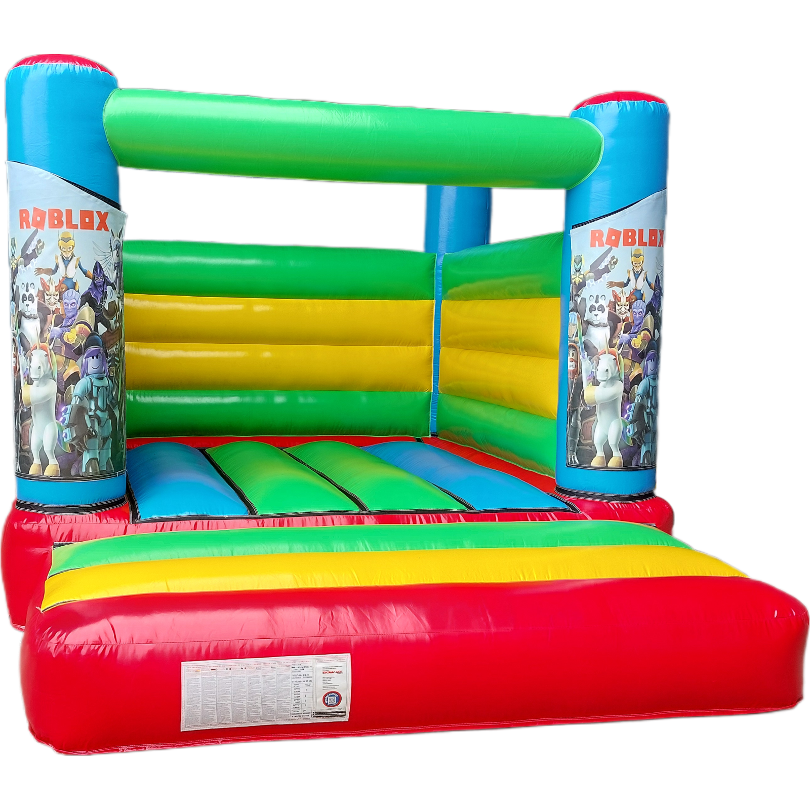 Roblox Multicolour Low Height Bouncy Castle - Kingdom of Castles Bouncy ...